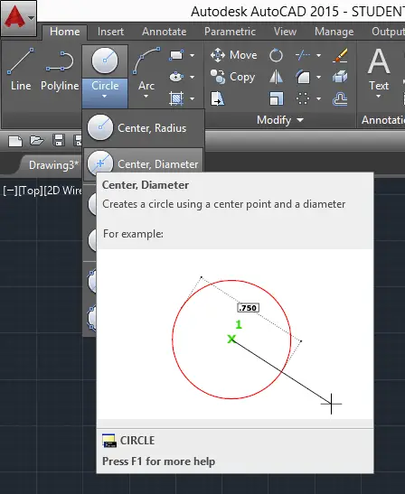 AutoCAD Tutorial 06 Circles In AutoCAD
