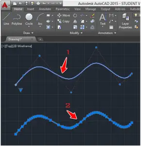 AutoCAD Tutorial 19: Convert Spline to Polyline - Tutorial45