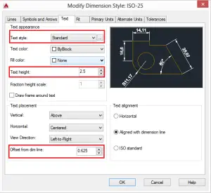 AutoCAD Tutorial 21: Dimension Style in AutoCAD - Tutorial45