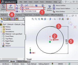 Solidworks Tutorial: Create a Simple 3D Object - Tutorial45