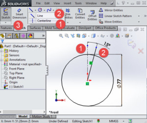 Solidworks Tutorial: Create a Simple 3D Object - Tutorial45