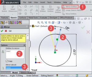 Solidworks Tutorial: Create a Simple 3D Object - Tutorial45