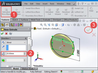 Solidworks Tutorial: Circular Pattern - Tutorial45