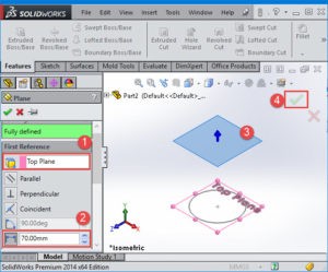 SolidWorks Tutorial: SWEEP - Tutorial45