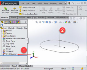 Solidworks Tutorial: Easy to Follow 3D Sketching Using Solidworks ...