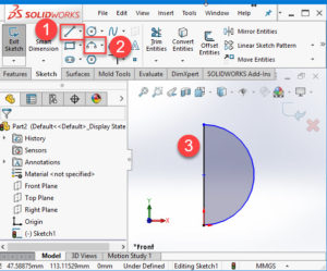 Solidworks tutorial: How to Create a Sphere in Solidworks - Tutorial45