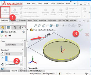 Solidworks Tutorial: Solidworks Equation - Tutorial45