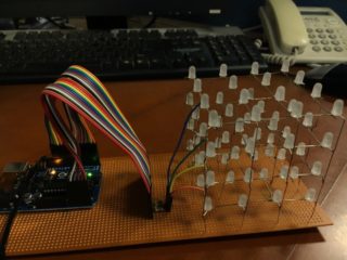 Arduino Projects: LED – 4X4X4 LED Cube - Tutorial45