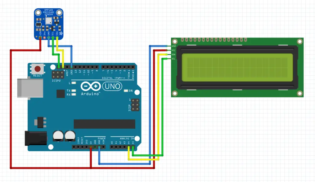 Arduino Barometer Project Using Bmp180 Tutorial45